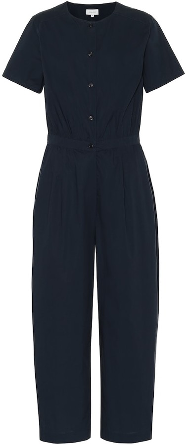 Woolrich Cotton-poplin jumpsuit - ShopStyle
