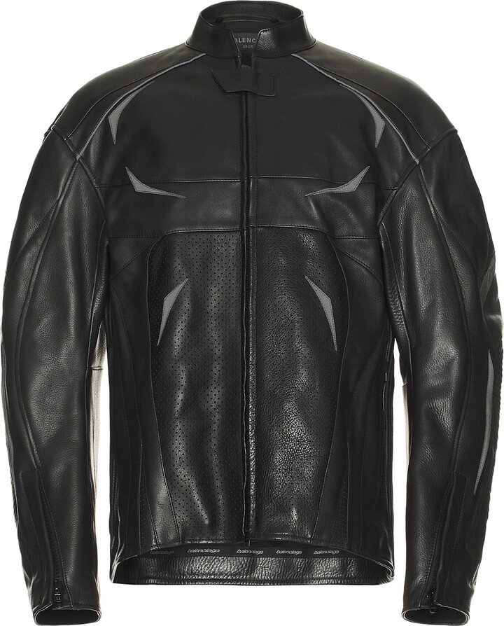 Balenciaga Racing Jacket in Black - ShopStyle