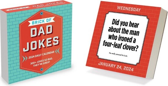 TFPublishing TF Publishing 2024 Daily Desktop Calendar 5.25"x5.25" Dad ...