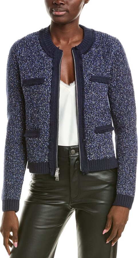 SIMKHAI Harris Wool-Blend Cardigan - ShopStyle