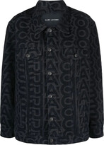 Marc Jacobs Monogram-Print Denim Jacket - ShopStyle