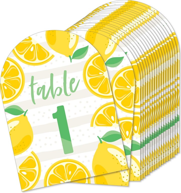 Big Dot of Happiness So Fresh - Lemon - Citrus Lemonade Party Double ...