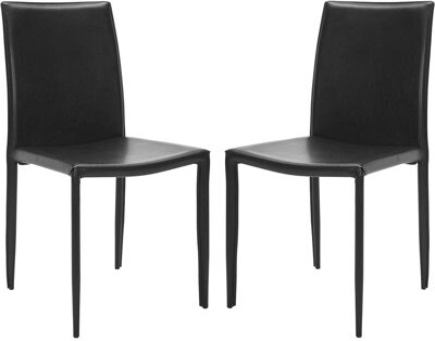 Hokku Designs Owetta Home Collection Karna Modern Black Dining Chair ...
