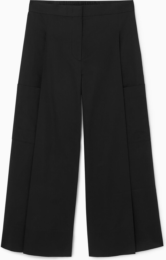 COS Elasticated Pleated Culottes - ShopStyle Pants