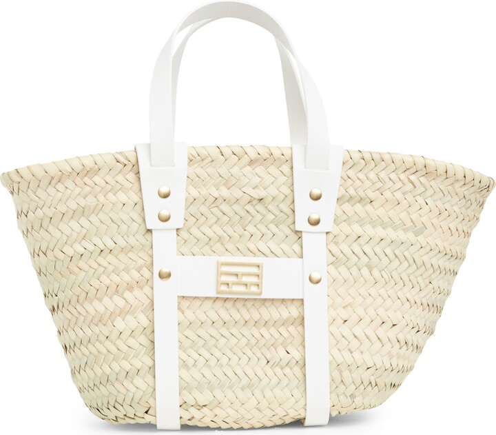 Frame Straw Mini Tote - ShopStyle