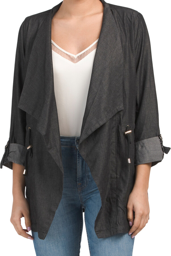 Ashley By 26 International Cascade Lightweight Denim Jacket - ShopStyle