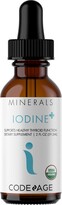 Codeage Iodine - USDA Certified Organic, Nascent Vegan Liquid Iodine Drops, Mineral Supplement ...