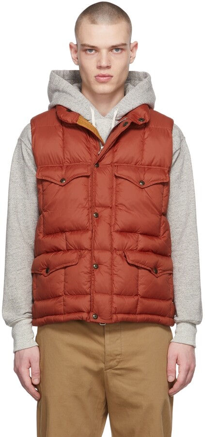 Ralph Lauren RRL Red Quilted Mock Neck Vest - ShopStyle Outerwear