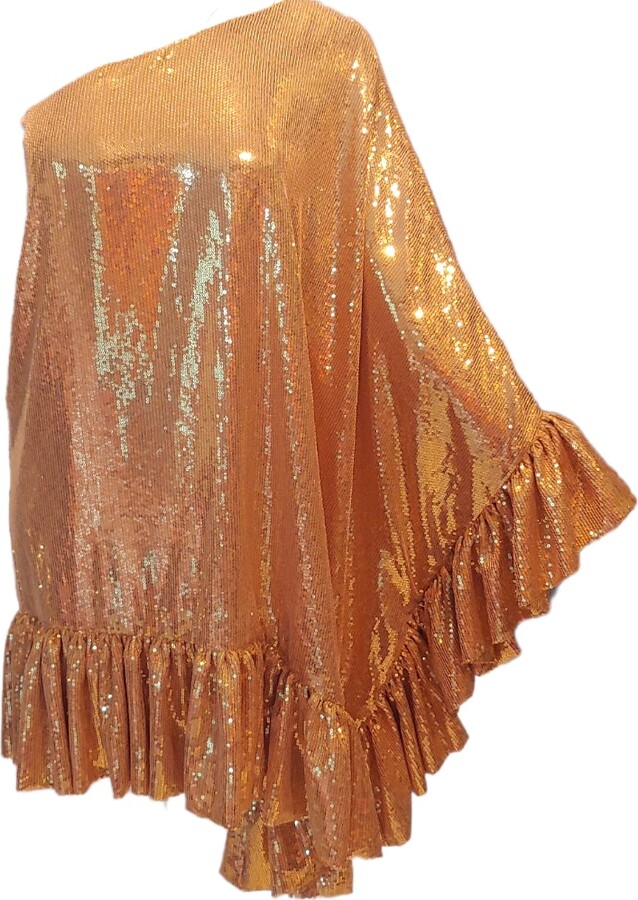 Julia Clancey Lady Boogie Gold Frock - ShopStyle Evening Dresses