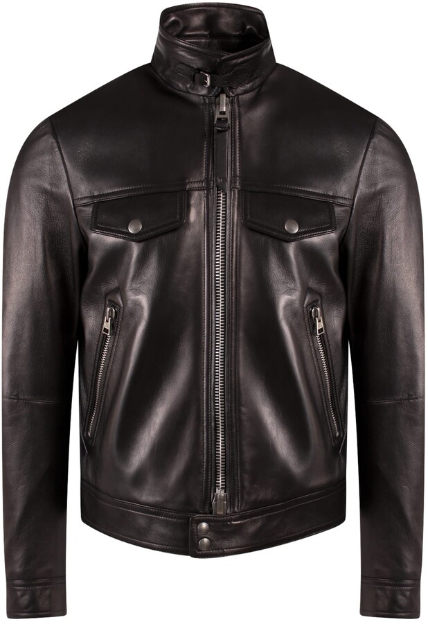 Tom Ford Leather jacket - ShopStyle