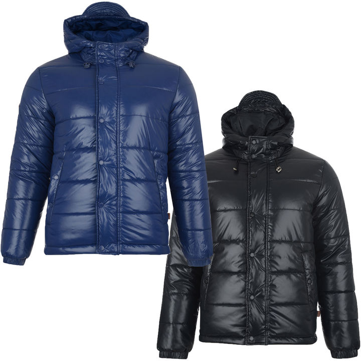 Puffa Rakuten Mens Jacket Bellfield New Shiny Polyester Padded Winter ...