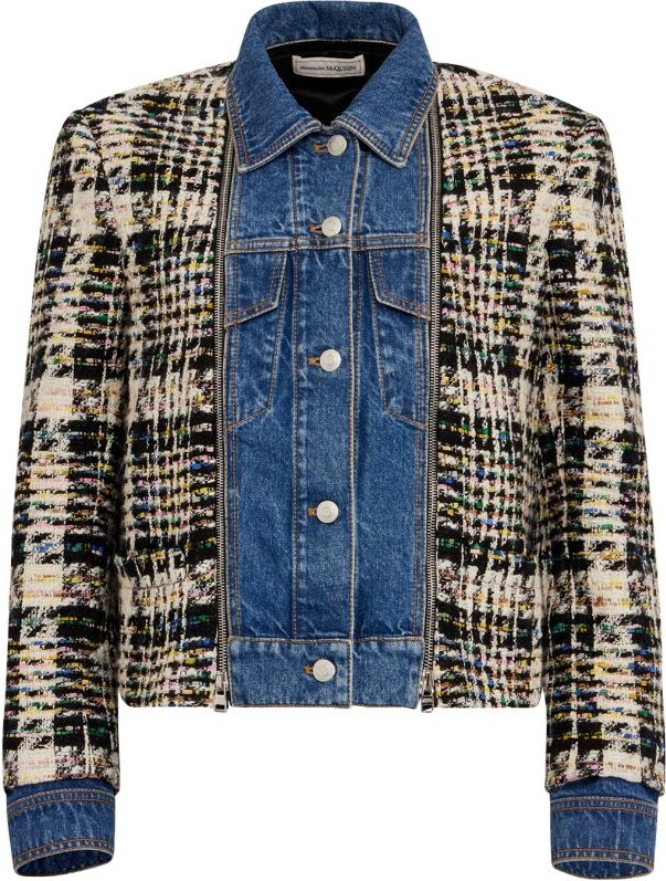 Alexander McQueen Denim-Tweed Jacket - ShopStyle