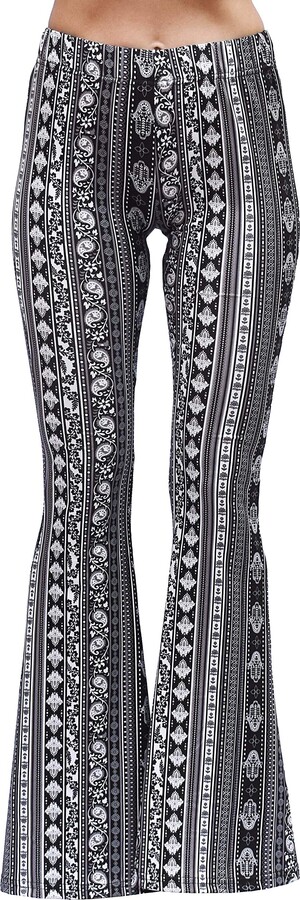 Daisy Del Sol High Waist Comfy Stretch Boho 70s Bell Bottom Fit to ...
