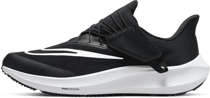 Nike Men's Pegasus FlyEase Easy On/Off Road Running Shoes in Black ...