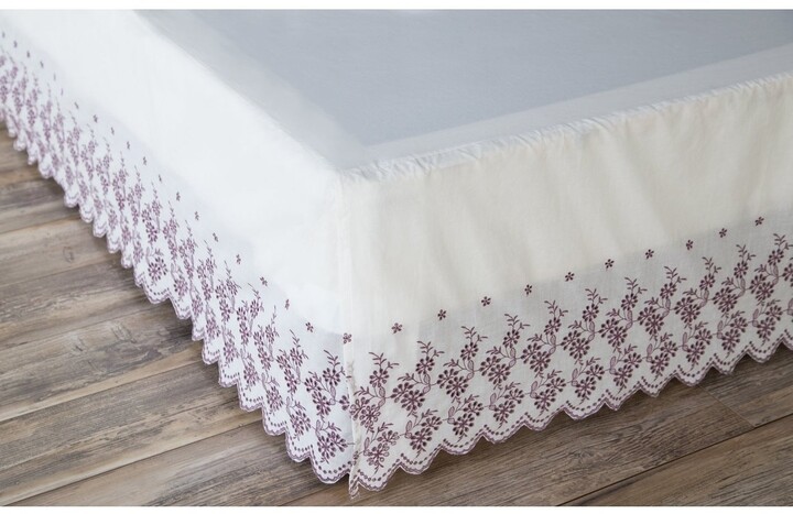 Porch & Den Cobble King-size Floral Border Bed Skirt - ShopStyle