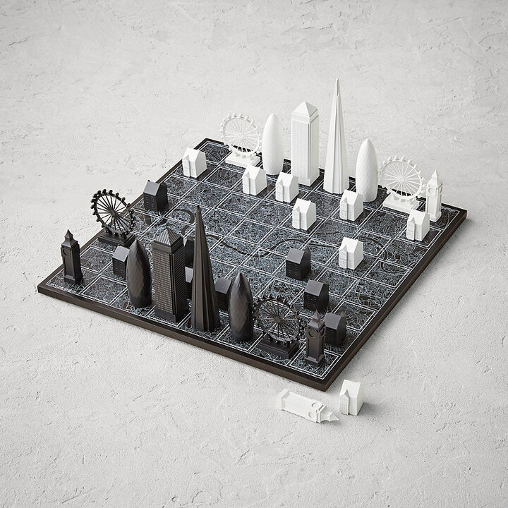 Frontgate Skyline Chess Acrylic/Wood Map Edition - ShopStyle Board Games