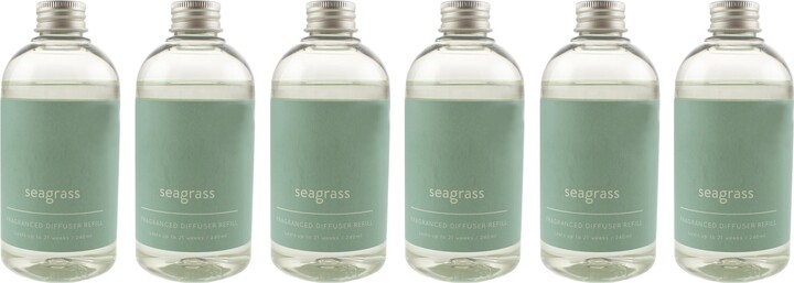 Dunelm Pack of 6 Seagrass Diffuser Refills, 250ml Clear - ShopStyle ...