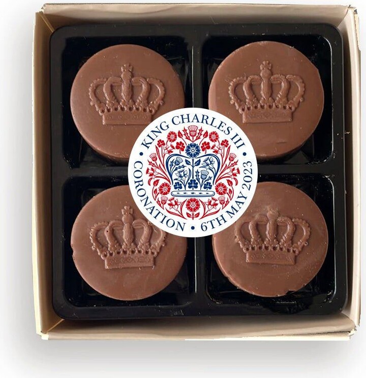 CHOC ON CHOC Gold Caramel Chocolate Crowns - ShopStyle Food & Beverage