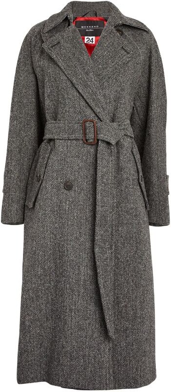 Weekend Max Mara X 24 By Kate Phelan Harris Tweed Coat - ShopStyle