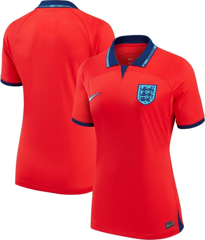 Nike Women's Red England National Team 2022/23 Away Breathe Stadium ...