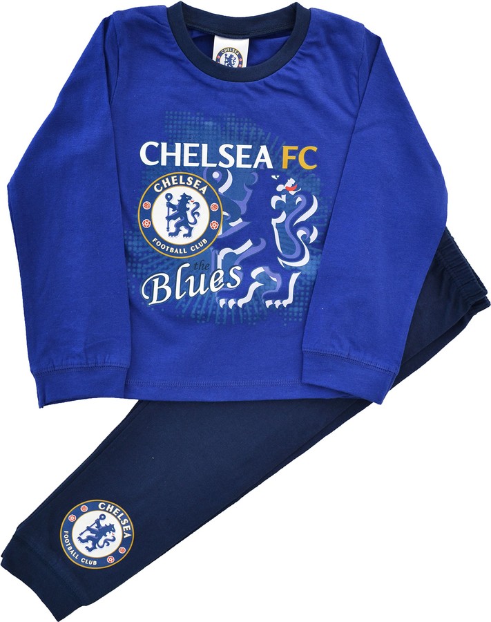 Chelsea F.C. Boys Chelsea Football Club Pyjamas Size 2-3 Years Blue ...