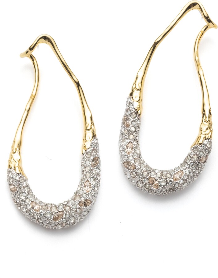 Alexis Bittar Solanales Pavé Hoop Earrings - ShopStyle