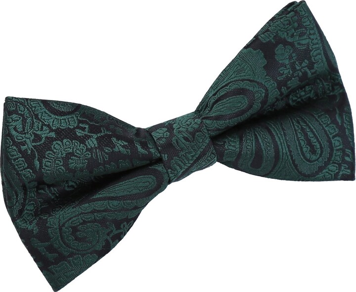 DQT New Paisley Men's Pre-tied Emerald Green Bow Tie - ShopStyle