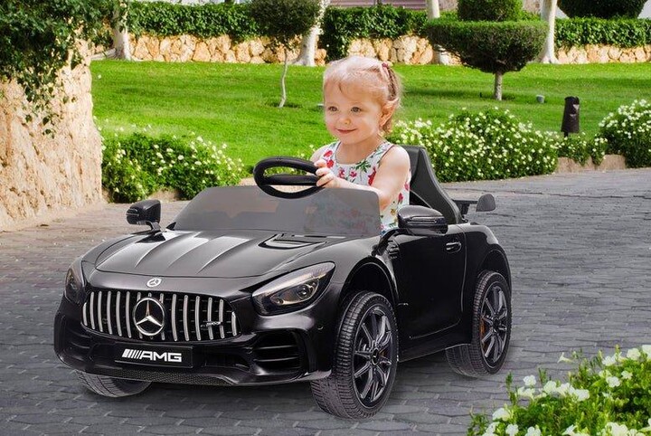 Wowcher Mercedes Benz Licensed AMG 12V Electric Ride On Car in Black ...