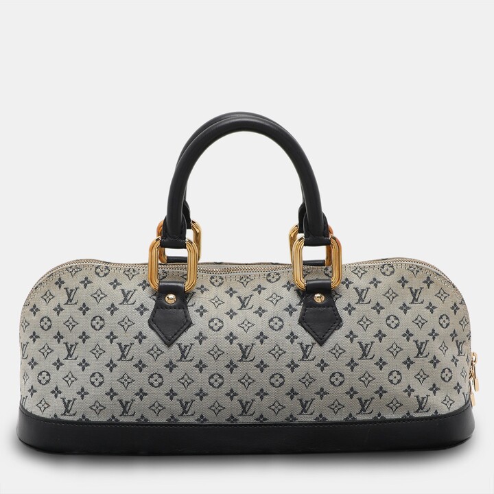 Louis Vuitton Encre Monogram Mini Lin Horizontal Alma Bag - ShopStyle