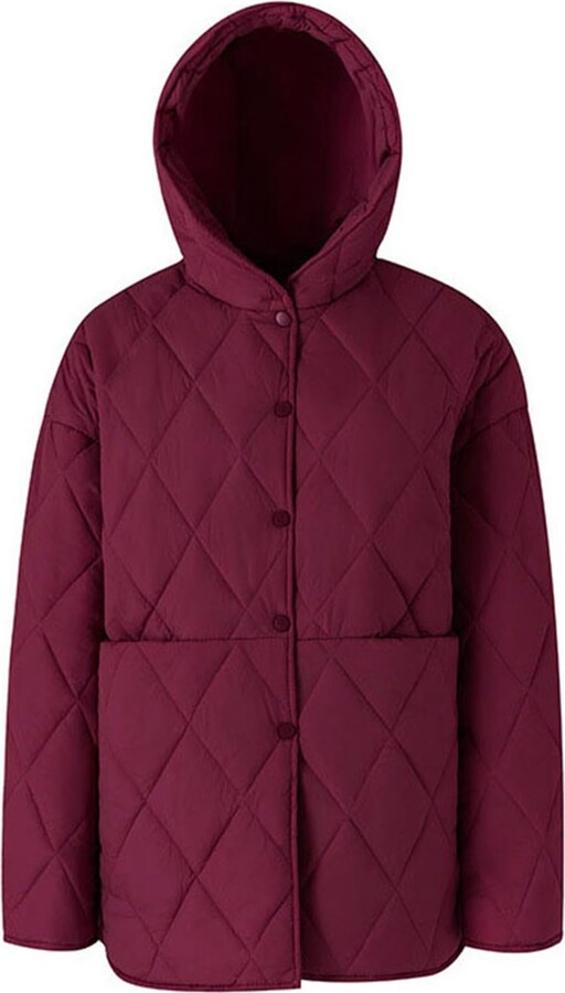 MODSGUE Quilted Coat Women's Lightweight Soft Winter Jacket Outdoor ...