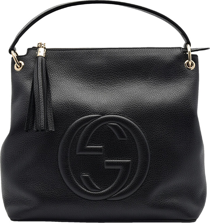 Gucci Soho Convertible leather handbag - ShopStyle Shoulder Bags