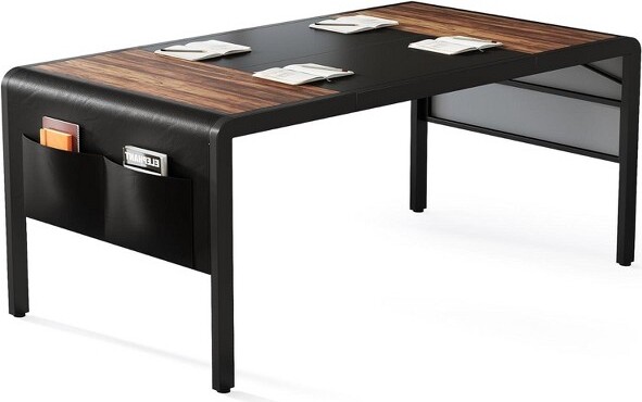 Tribesigns 5 FT Conference Table with Storage Bags, 63" Meeting Room ...