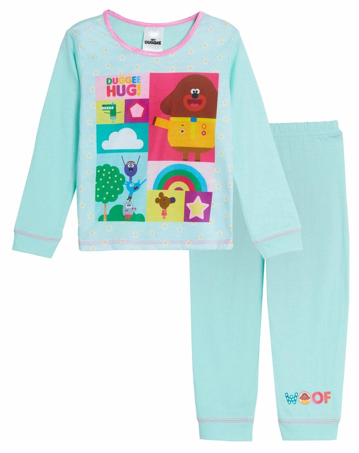 Hey Duggee Long Pyjamas Light Blue 4-5 Years - ShopStyle
