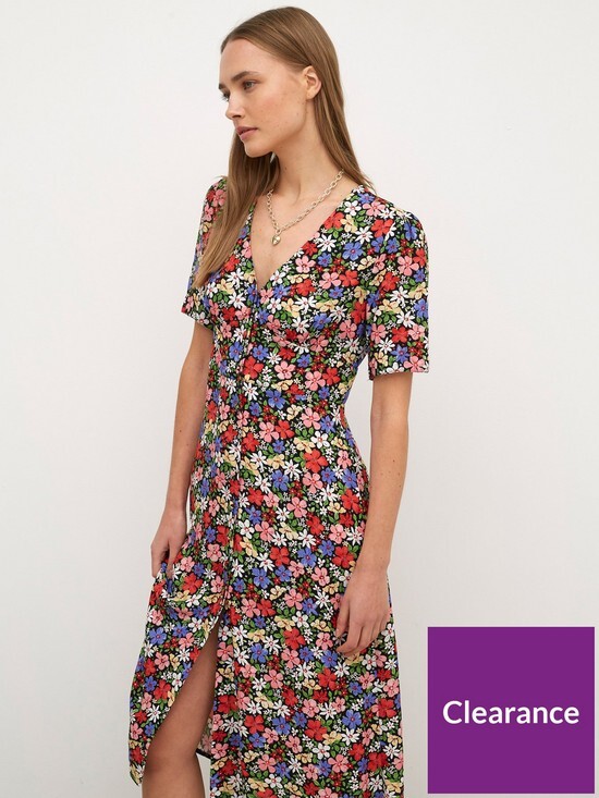 Nobodys Child Alexa Floral Print Midi Dress - Multi - ShopStyle