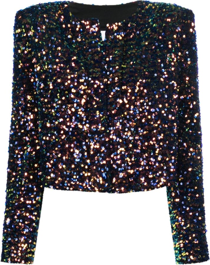 IRO Daphne sequin-embellished jacket - ShopStyle
