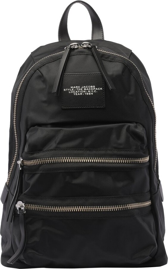 Marc Jacobs The Biker Logo-Patch Zipped Large Backpack - ShopStyle