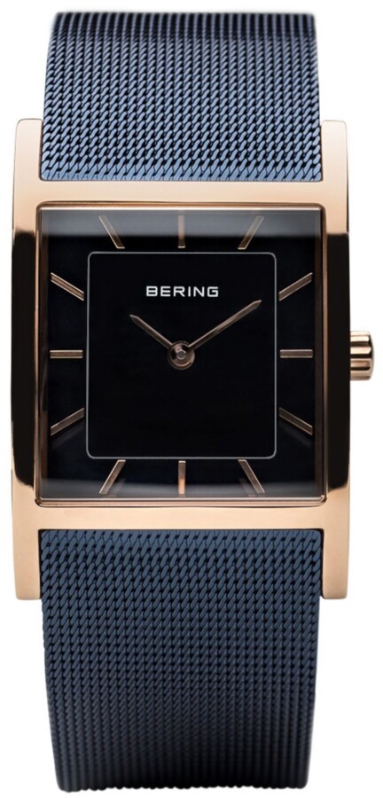 Bering Ladies' Classic Tank Case and Mesh Watch - ShopStyle