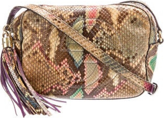Gucci Small Python Soho Disco Crossbody Bag - ShopStyle