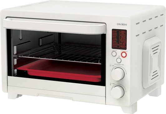 CRUXGG 6 Slice Digital 10-in-1 Toaster Oven with Air Fry - Snow - ShopStyle