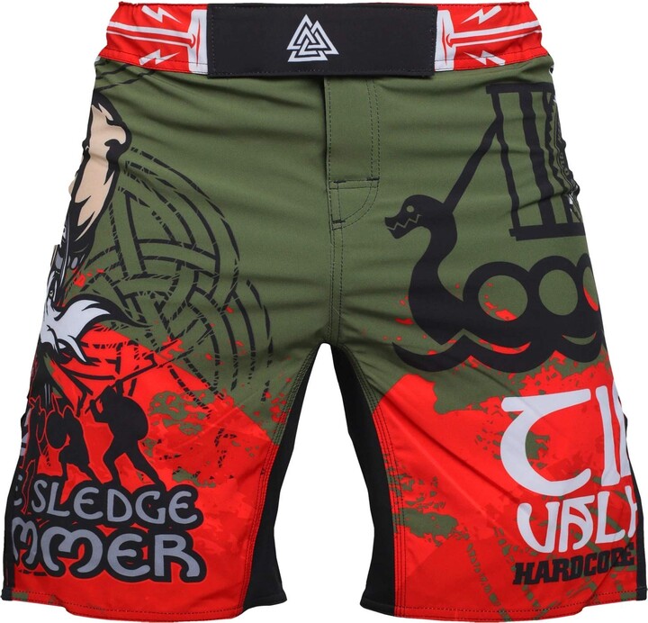 Hardcore Training Fight Shorts Men's Hammer Boxing MMA Combat BJJ ...