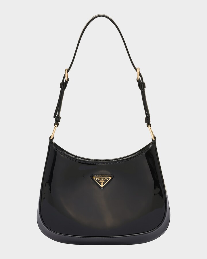 Prada Cleo Patent Leather Shoulder Bag - ShopStyle