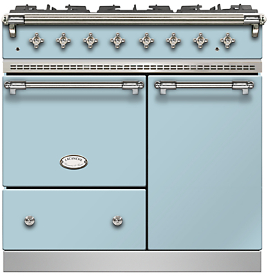 Lacanche Beaune LG962GCTDBLDCHA Dual Fuel Range Cooker, Delft Blue ...