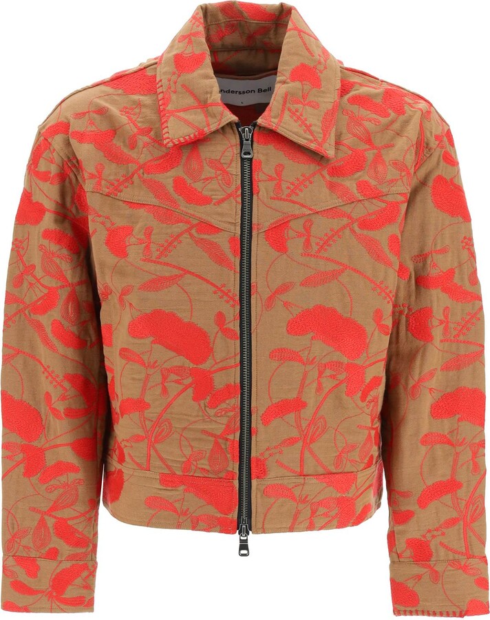 ANDERSSON BELL Embroidered Blouson Jacket - ShopStyle