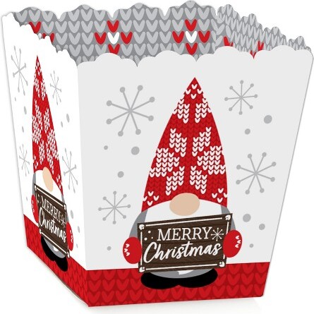 Big Dot of Happiness Christmas Gnomes - Party Mini Favor Boxes - Holiday Party Treat Candy Boxes ...