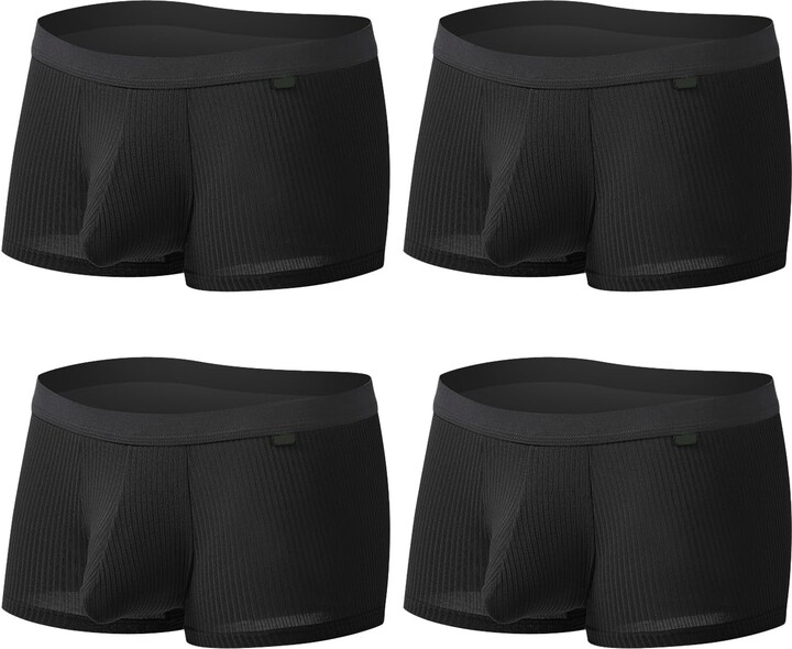 Faringoto Man Sexy Seamless Boxers Underwear Soft Panties U Bulge Penis ...