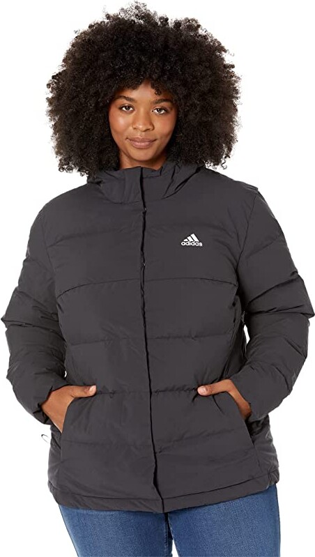 adidas Outdoor Plus Size Helionic Down Hooded Jacket - ShopStyle