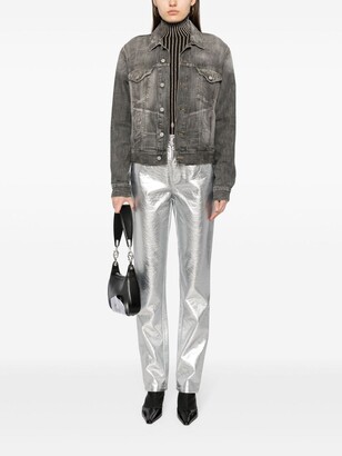 Gucci GG pattern denim jacket - ShopStyle