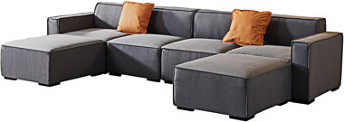 Hokku Designs Modular U Shape Sectional Fabric Sofa - ShopStyle
