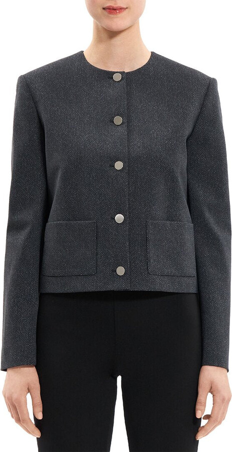Theory Crop Jacket - ShopStyle