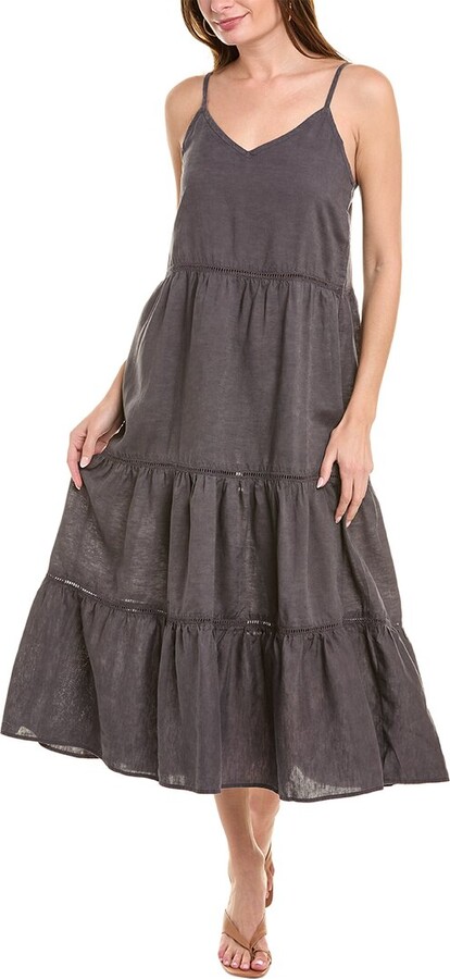 Splendid Jacqueline Linen-Blend Maxi Dress - ShopStyle